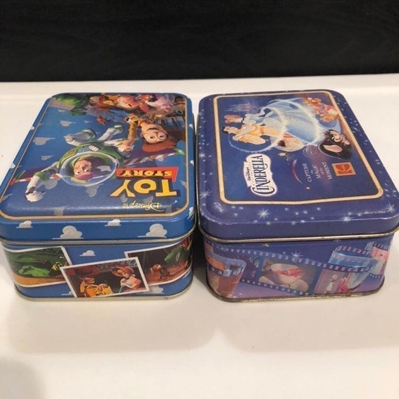 Disney | Other | Disney Movie Tins Toy Story Box And Cinderella Box ...